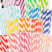 China Biodegradable Paper Straws Extra Durable Disposable Eco Friendly Paper Straws for sale