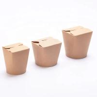 China Custom printed logo pasta box packaging Hot compostable takeout pasta boxes for sale