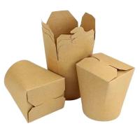 China Custom printed logo pasta box packaging Hot compostable takeout pasta boxes for sale