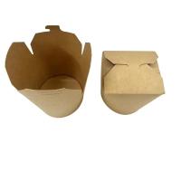 China Custom printed logo pasta box packaging Hot compostable takeout pasta boxes for sale