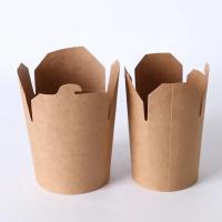 China Round noodle box food doner kebab blasan grill meat package paper pack for sale
