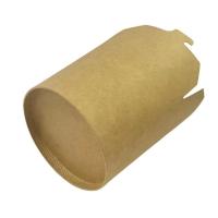 China Round noodle box food doner kebab blasan grill meat package paper pack for sale