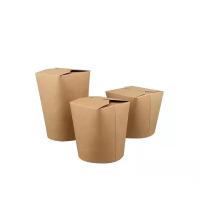 China Round noodle box food doner kebab blasan grill meat package paper pack for sale