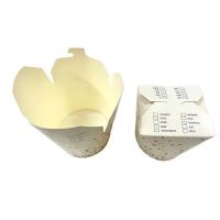 China Creative food packaging round bottom take away noodle pasta paper boxes 26oz for sale