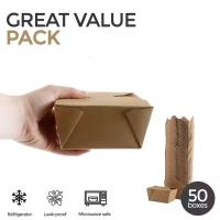 China Biodegradable Kraft Paper Lunch Box For Food Packaging Food Container At Best Price for sale