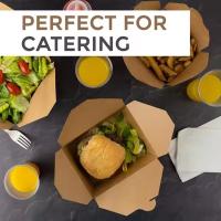 China Biodegradable Kraft Paper Lunch Box For Food Packaging Food Container At Best Price for sale