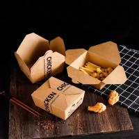 China Biodegradable Kraft Paper Lunch Box For Food Packaging Food Container At Best Price for sale