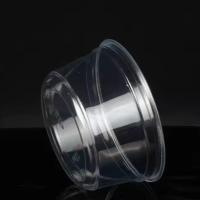 China 3oz PLA Plastic Disposable Condiment Cups With Hinged Lid Eco Friendly for sale