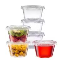 China Reusable 5oz PLA Small Plastic Sauce Cups With Lid Biodegradable for sale