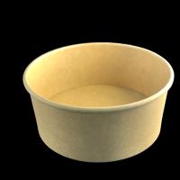 China Sturdy 1000ml Disposable Paper Salad Bowls Environmental Friendly for sale