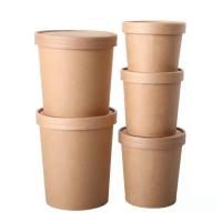 China Waterproof Heat Resistant 16oz  Paper Bowls And Lids For Branding for sale