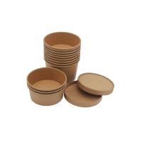 China Waterproof Heat Resistant 16oz  Paper Bowls And Lids For Branding for sale
