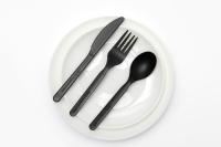 China CPLA Manufacture Disposable Fork Biodegradable Eco Friendly Cutlery Fork Sustainable for sale
