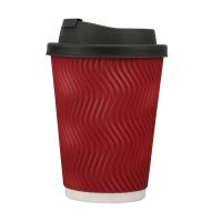 China Double Layer 16oz Paper Coffee Cups  Eco Friendly Hot Drink Paper Cup for sale