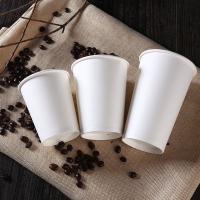 China OEM ODM 16oz Single Wall Hot Cup 500ml Paper Cups Environmental Friendly for sale
