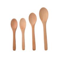 China Food Safe Wooden Party Cutlery Compostable Wooden Spoons Customization for sale