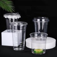 China PLA Clear Cups φ90mm 16oz Compostable Cups Environmental Friendly for sale