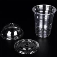 China PLA Clear Cups φ90mm 16oz Compostable Cups Environmental Friendly for sale