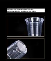 China PLA Clear Cups φ90mm 16oz Compostable Cups Environmental Friendly for sale