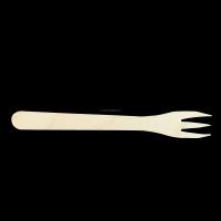 China 180MM Size Compostable Wooden Forks For Party And Restaurant for sale