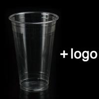 China Degradable Custom Logo 12oz Clear PLA Cups ASTM D6400 EN13432 Certificated for sale