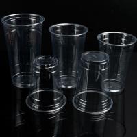 China Degradable Custom Logo 12oz Clear PLA Cups ASTM D6400 EN13432 Certificated for sale