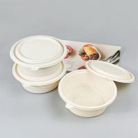 China Biodegradable Microwavable Disposable Corn Starch Bowl With Lid for sale