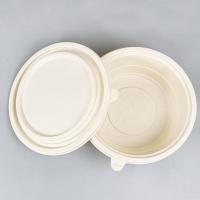 China Biodegradable Microwavable Disposable Corn Starch Bowl With Lid for sale