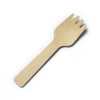 China 95mm 105mm 140mm Natural Disposable Bamboo Forks For Serving Ice Cream for sale