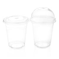 China 12oz 16oz 20oz Eco Friendly Disposable Compostable Biodegradable Clear PLA Plastic Cup for sale