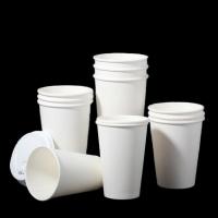 China China Wholesale Disposable Coffee Cup 12oz Paper Cup Single Wall Paper Cup Beverage Takeaway for sale