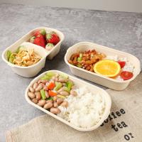 China OEM Bagasse Salad Bowl Environmentally Friendly Disposable Food Containers for sale
