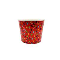 China Single Wall Disposable Paper Popcorn Bucket  Branded 32oz 46oz 64oz for sale