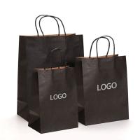 China Sustainable Custom Shopping Paper Bags With Logo Printed Recyclable for sale