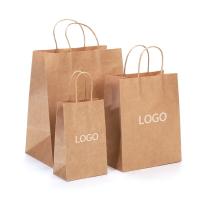 China Sustainable Custom Shopping Paper Bags With Logo Printed Recyclable for sale