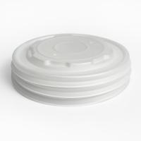 China PLA Cold Cup Strawless Sip Lid CPLA Cover Compostable Plastic Lids 80mm OEM for sale