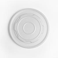 China PLA Cold Cup Strawless Sip Lid CPLA Cover Compostable Plastic Lids 80mm OEM for sale