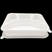 China Lightweight Eco Friendly Disposable Tableware Pla Food Container Heat Resistance for sale