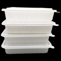 China Lightweight Eco Friendly Disposable Tableware Pla Food Container Heat Resistance for sale