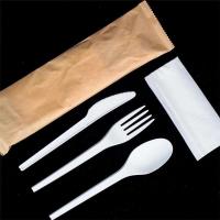 China Customization Design CPLA Cutlery 158mm Compostable Knife  Eco Friendly for sale