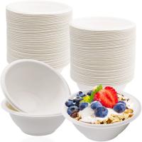 China Biodegradable Microwavable Disposable Corn Starch Bowl With Lid for sale