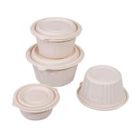 China Biodegradable Microwavable Disposable Corn Starch Bowl With Lid for sale