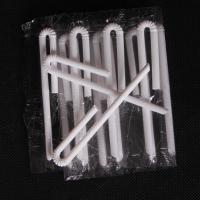 China White 100% Compostable PLA Drinking Bendy Straw U Shaped Straw For Milk for sale