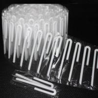 China White 100% Compostable PLA Drinking Bendy Straw U Shaped Straw For Milk for sale