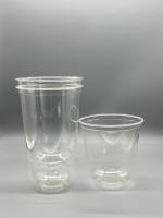 China Disposable 20oz PLA Clear Cup With Lid Customized Logo Acceptable for sale