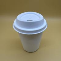 China Disposable Tableware Eco-Friendly Solution For Serving Beverages Paper Pulp cup with lid for sale