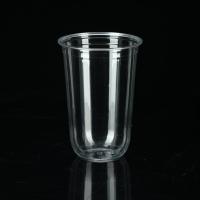 China Custom Printed Takeaway Packing Disposable PET / PLA Smoothies Plastic Cup for sale