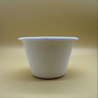 China Small Paper Biodegradable Sauce Cup Disposable Paper Pulp Souffle Portion Cup for sale