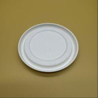 China Disposable 100% Compostable Paper pulp Cup Lid 5oz Cover Disposable Lids With Cups for sale
