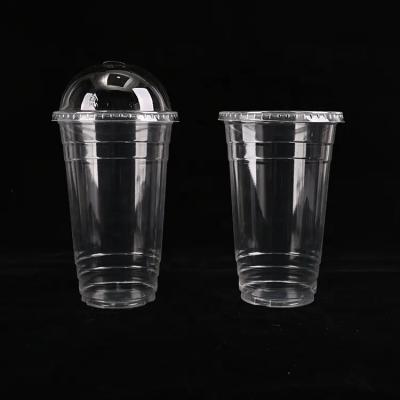 China Clear Biodegradable Plastic Cup Pla 12oz 16oz 20oz 100% Compostable PLA Cup for sale